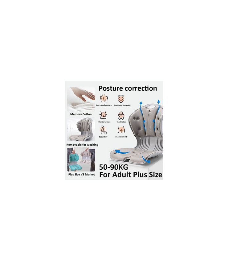 Buy Posture Correction Chair for Adults | Ergonomic Lumbar Support | 50 ...