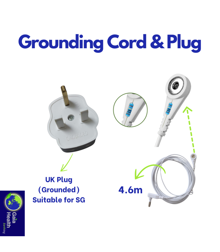 Buy Earthing Cord (4.6m) & Safety Grounding Plug (UK/SG) | Grounding ...
